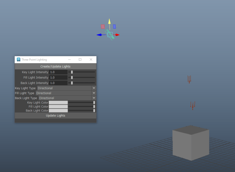 【初心者向け！MEL配布】Mayaで簡単に三点照明を設定するMELスクリプト | 学生からプロへ："未経験から3D/Live2Dモデラーになる ...
